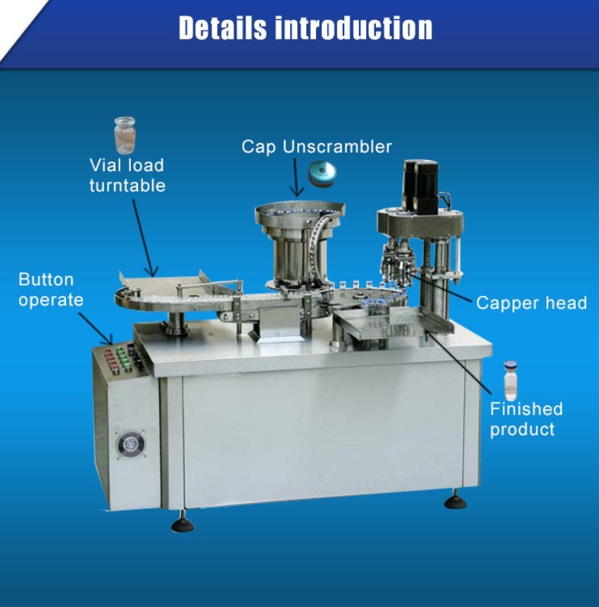 Piston Pump 10ml Vial Crimping Machine with Spare Parts - Buy Vial ...