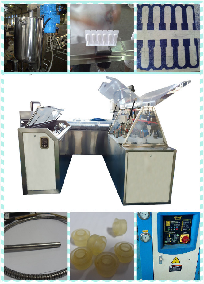 PLC Control Piston Pump Automatic Suppository Liquid Bottle Filling ...